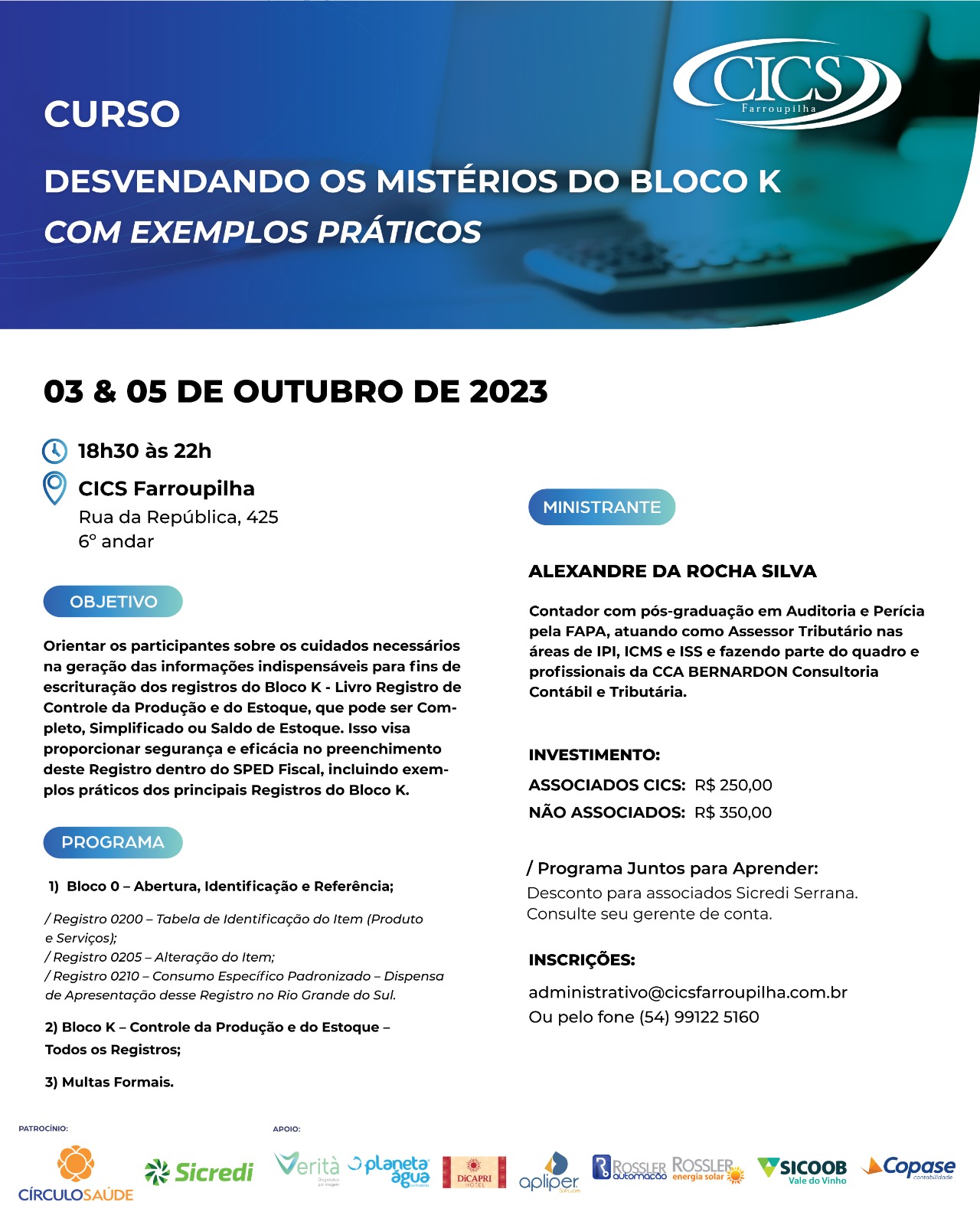 Cursos – CICs Farroupilha